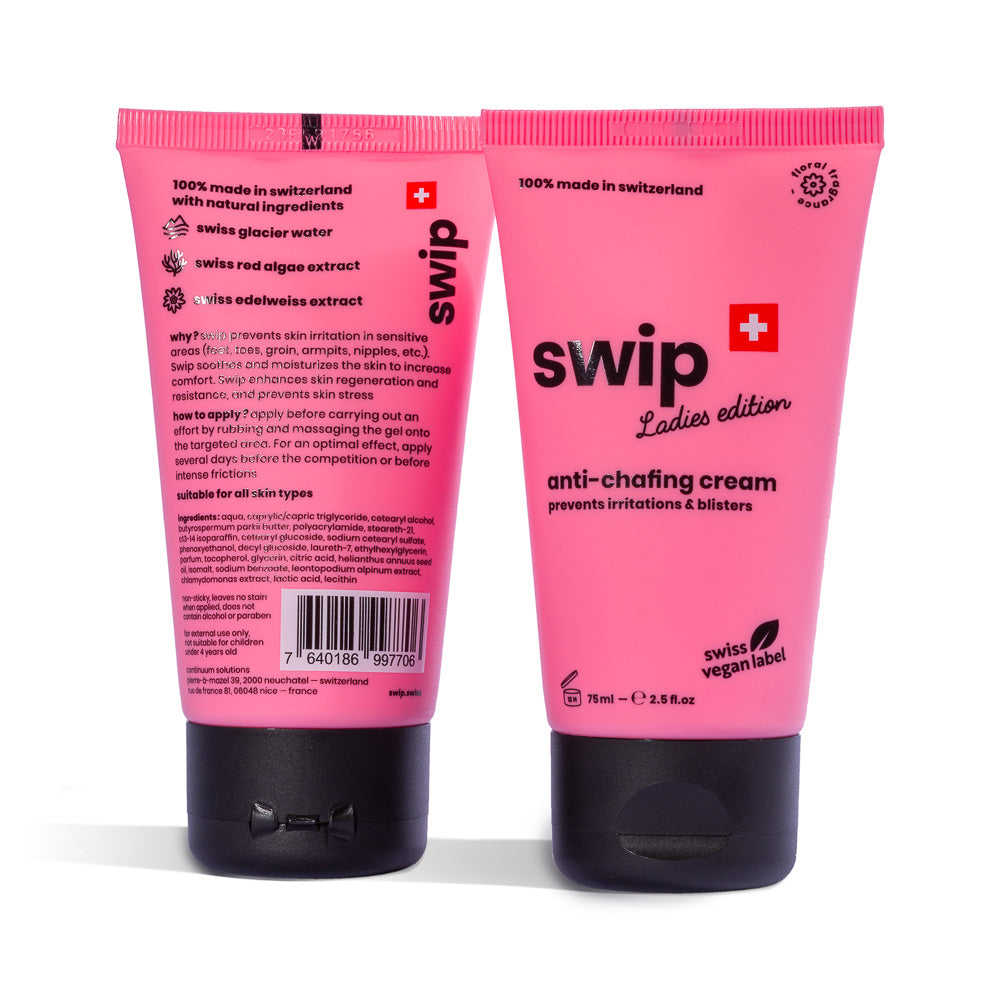 swip anti-chafing cream original - 100% made in switzerland